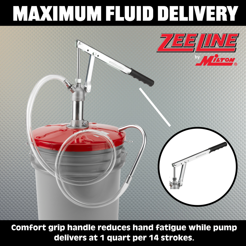 Gear lube pump with vinyl hose that delivers approximately 1 gallon per ...