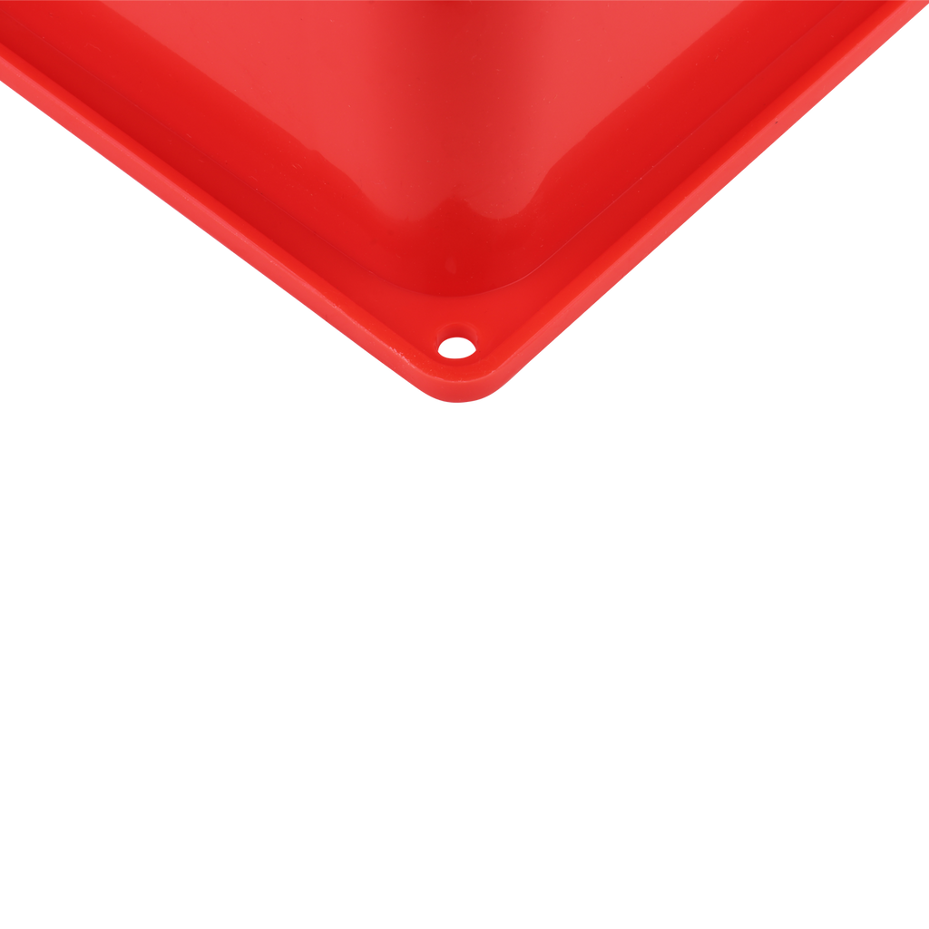 ZE764 - Polyethylene Funnel with Screen- 10 inch X 7 inch top